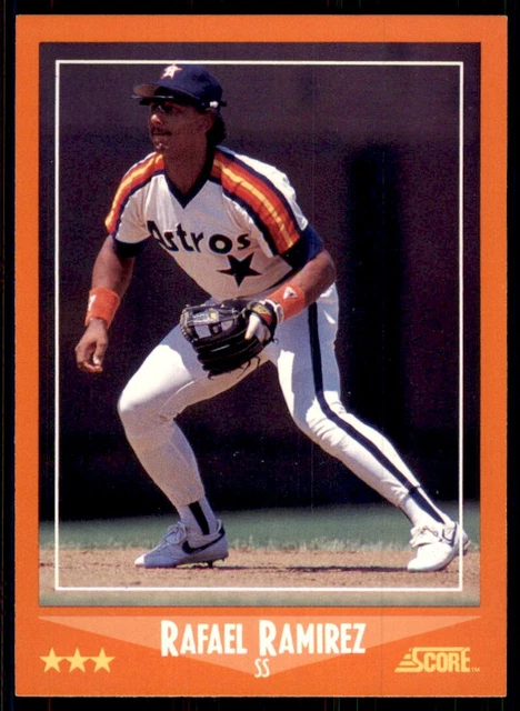 1988 SCORE RAFAEL Ramirez cartes Baseball #12T EUR 1,94 - PicClick FR