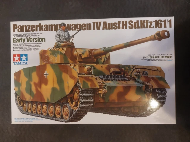 TAMIYA - PANZERKAMPFWAGEN IV Ausf. H early Version (35209) – 1:35 EUR ...