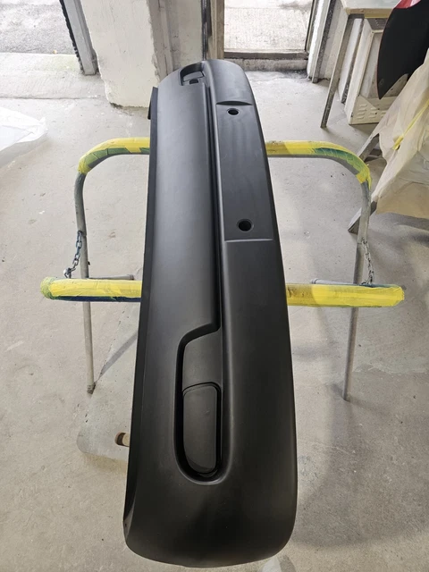 VW TRANSPORTER T4 Front Bumper Black Textured No Lamp Holes Short Nose ...