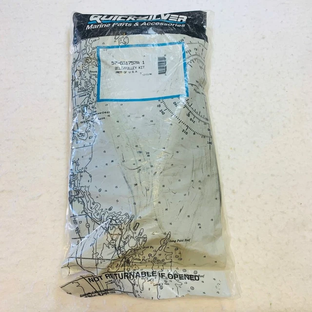 QUICKSILVER MERCRUISER SERPENTINE Belt and Pulley Kit 57-861757A1 £167. ...