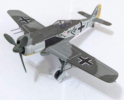 FRANKLIN MINT ARMOUR German FW-190 Focke-Wolfe Luftwaffe Metal Plane £ ...