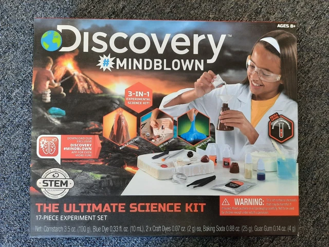 NIB DISCOVERY KIDS #MINDBLOWN Ultimate Science Experiment 17 pc Kit £23 ...