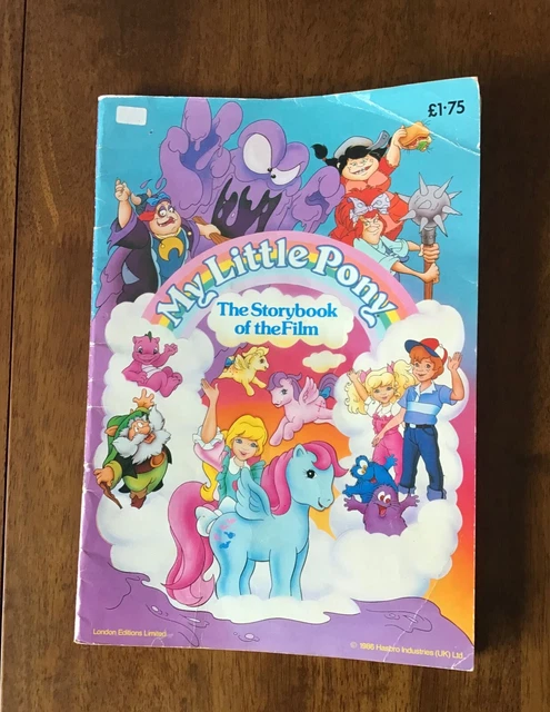 VINTAGE MY LITTLE Pony The Storybook Of The Film Hasbro 1986 Paperback ...