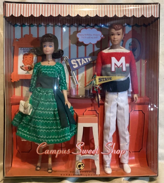 BARBIE COLLECTOR - Campus Sweet Shop - Midge And Allan Repro - Gold ...