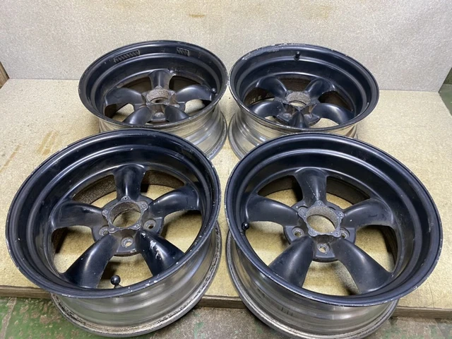 JDM WHEELS ] 17x8J 5x114.3 -11 Rare deep rim American racing torque is ...