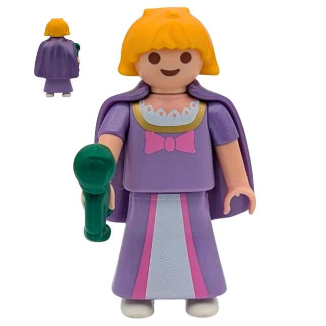PLAYMOBIL FIGURINE FILLE médiévale rose couche poupée château lâche EUR ...