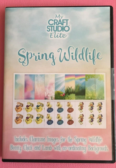 MY CRAFT STUDIO elite Spring Wildlife CD-Rom cardmaking scrapbook UK ...