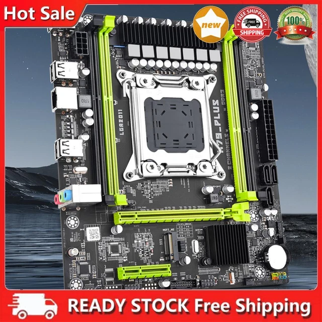 X79 PLUS PC Mainboard LGA 2011 Mainboard 4*DDR3 NVME M.2 3* SATA2.0 PCI ...