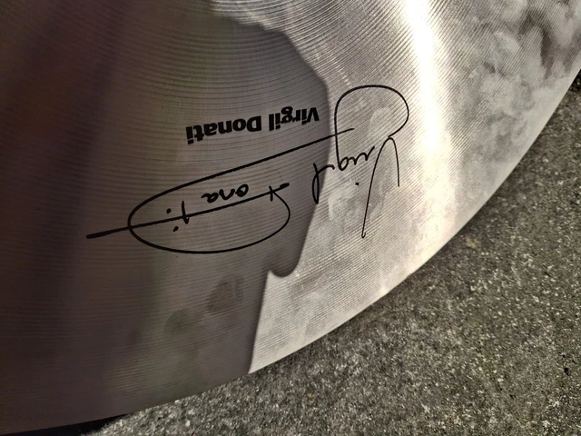 SABIAN SIGNATURE SATURATION crash 17” Virgil Donati £187.92 - PicClick UK