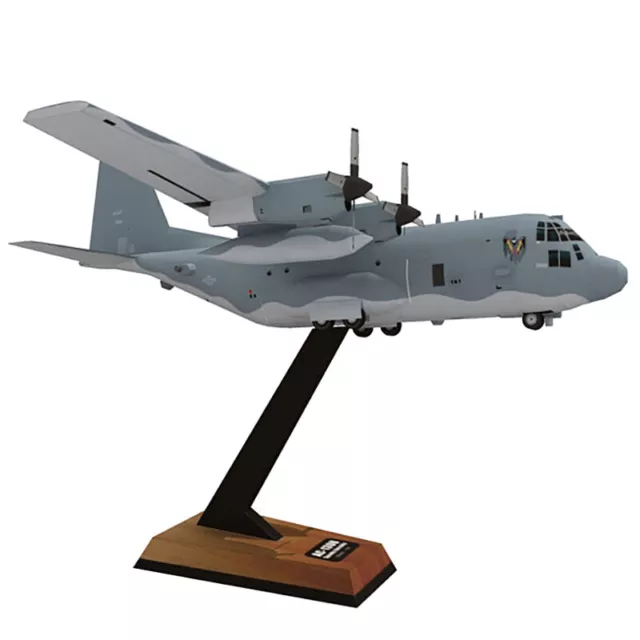 AC130 GHOST AERIAL Gunship Aircraft Paper Model Military Fighter Paper ...