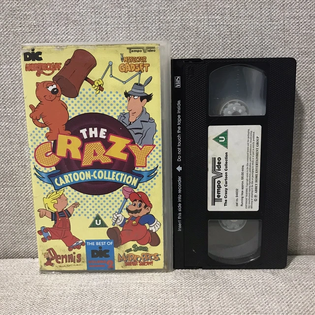 THE CRAZY CARTOON Collection Vhs Video - The Best Of Dic Volume 2 ...