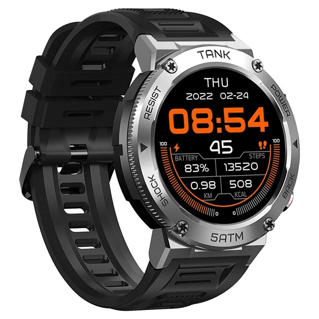 KOSPET TANK T1 PRO Smartwatch Outdoor Answer Dial Call Sport Smartwatch ...