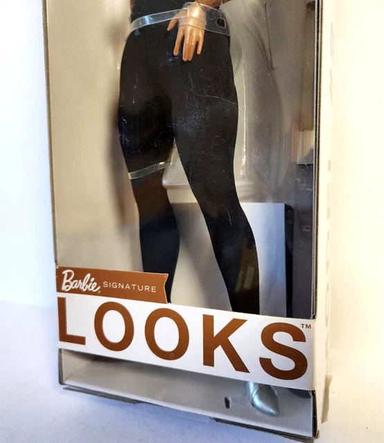BARBIE SIGNATURE LOOKS Model 2 Doll GTD91 African American Afro Hair ...