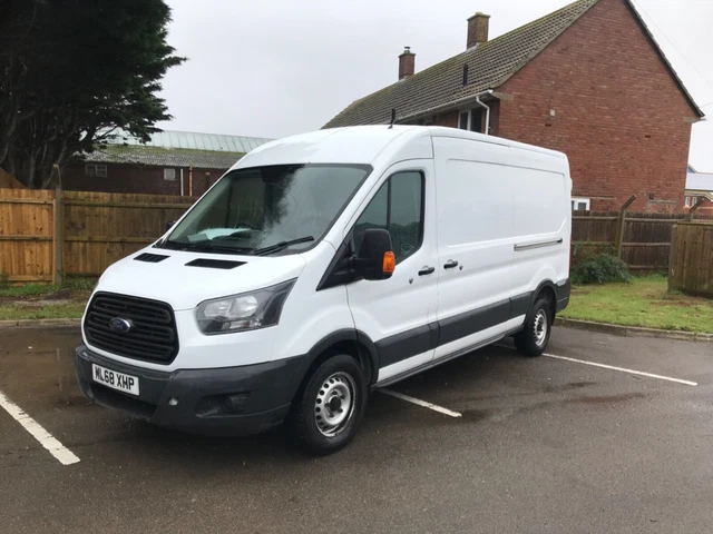 FORD TRANSIT MK8 2018 68 plate mwb semi high Panel Van £7,995.00 ...