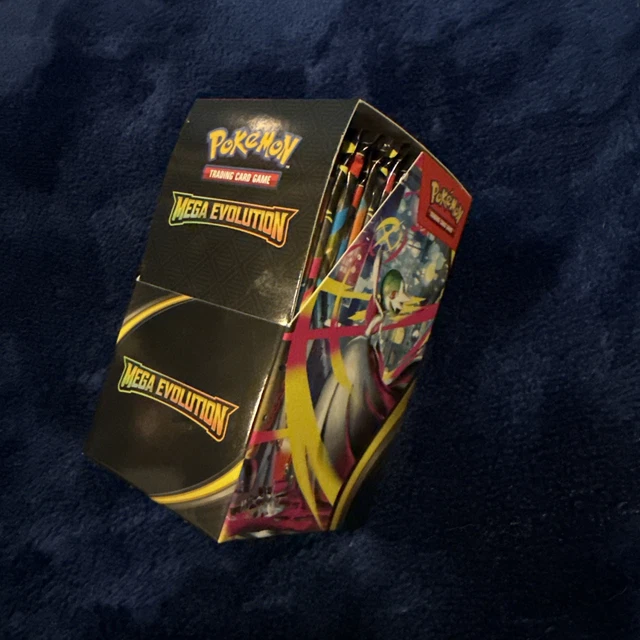 POKÉMON TCG Mega Evolutions Half Booster Box Unsealed (18 Packs sealed ...