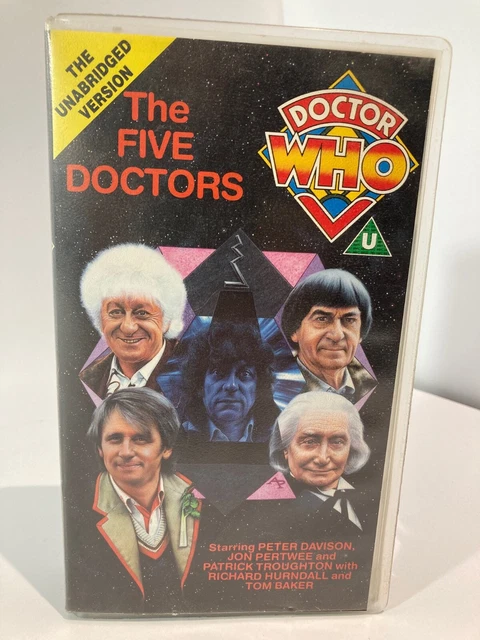 BBC DOCTOR DR Who The FIVE DOCTORS VHS Cassette Tape Video RARE Free P ...