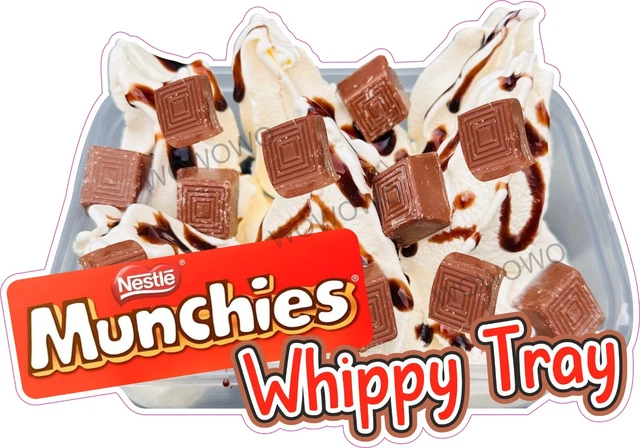 ICE CREAM VAN sticker Munchies whippy Tray trailer shop decal (choose ...