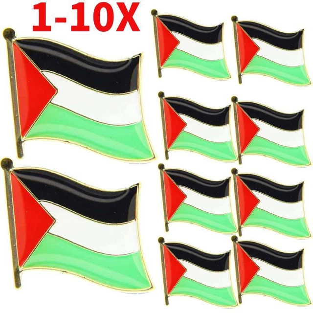 1.10X PALESTINE PALESTINIAN Flag Pin Badge Lapel-Free Palestine ... 1.10X PALESTINE PALESTINIAN Flag Pin Badge Lapel-Free Palestine ...