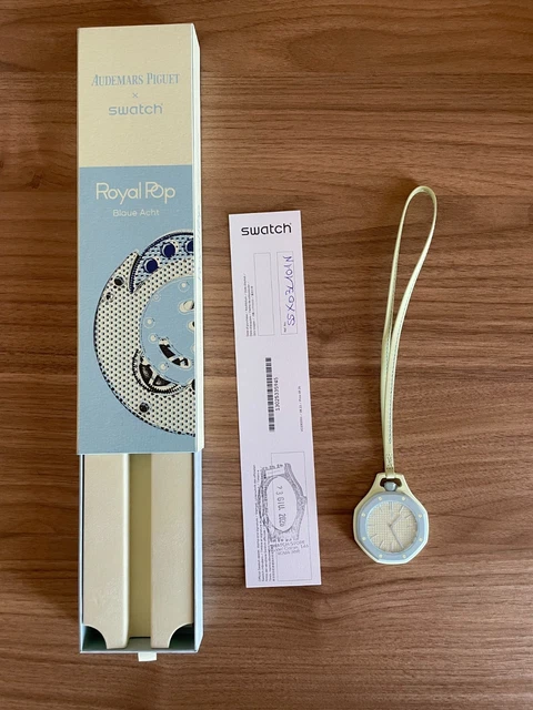 SWATCH OROLOGIO AP audemars piguet royal pop collaboration ciondolo ...