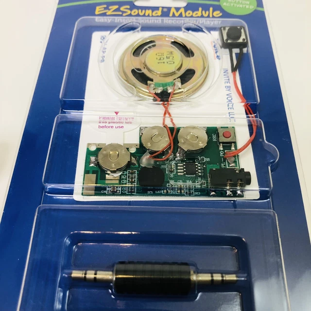 EZSOUND MODULE PUSH Button Activated Easy To Record 120 Seconds Brand ...