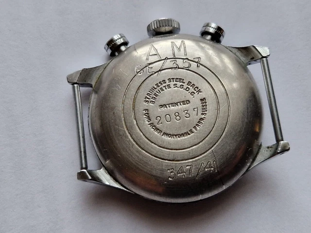 WW2 RAF ISSUE Pierce pilot’s chronograph ref A.M.6E/357 GENUINE ...