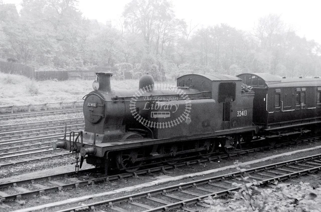 PHOTO BR BRITISH Railways Steam Locomotive Class E6 32413 at Norwood ...