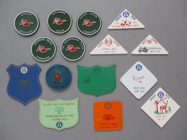 COLLECTION OF 1970’S Vintage Caravan Club, Knowsley Owners Car Rally ...