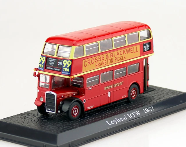 LEYLAND RTW DOPPELDECKER London Bus 1957 Atlas Bus Collection 1:72 ...