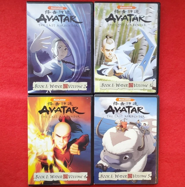 NICKELODEON AVATAR THE Last Airbender DVD Lot Book 1 Volumes 1 2 3 4 5 ...