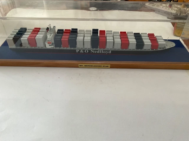 CONRAD SCHIFFSMODELL MS Mendelssohn Star Containerschiff 1:1250 P&O ...