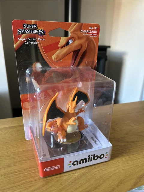 NINTENDO SUPER SMASH Bros No.33 Charizard Pokemon Amiibo Figure Brand ...