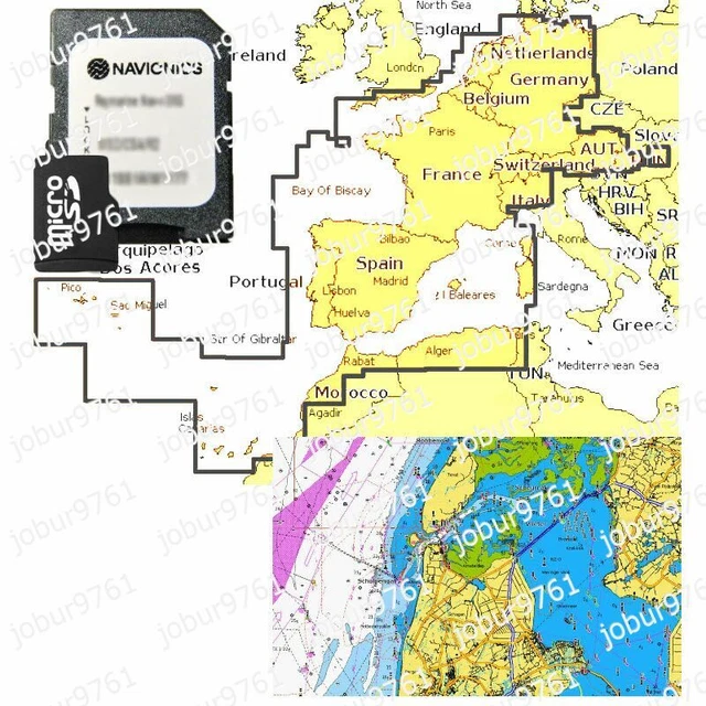 2024 NAVIONICS+ PLUS microSD+SD Chart Maps Card All Central and West ...