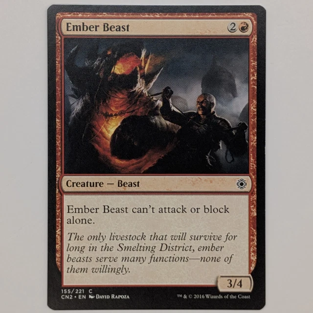 EMBER BEAST - Conspiracy CN2 Magic Card MTG - NM $1.39 - PicClick AU
