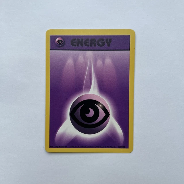 PSYCHIC ENERGY BASE Set 101/102 Vintage Pokemon Card £1.03 - PicClick UK