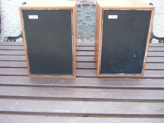 PHILIPS 22 RH 481/00T Speakers Vintage £42.00 - PicClick UK