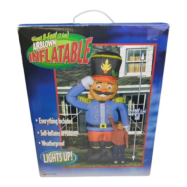 TOY SOLDIER GIANT 8-Foot Airblown Inflatable Gemmy Holiday 8 Ft. Tall ...