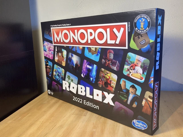 HASBRO GAMING MONOPOLY: Roblox 2022 Edition Game Monopoly Board | NO ...