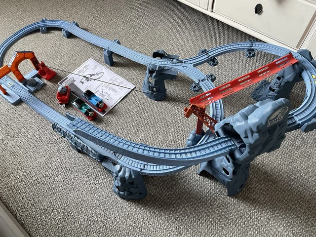 THOMAS & FRIENDS Trackmaster Risky Rails Bridge Drop Train Track Rare £ ...
