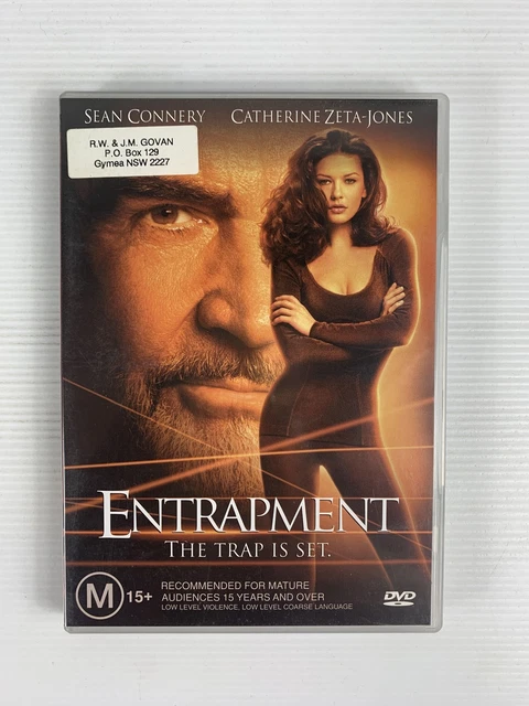 ENTRAPMENT DVD R4 Sean Connery Catherine Zeta Jones Mint Disc $8.97 ...
