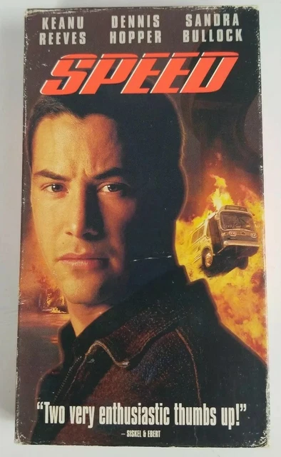 SPEED VHS STARRING Keanu Reeves Sandra Bullock Dennis Hopper 1994 Fox ...