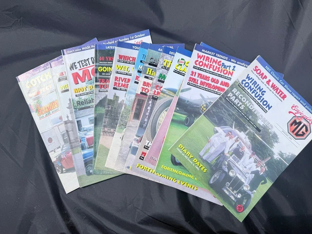 ENJOYING MG CAR Magazines January to December Year 1995 Full Year 12 ...