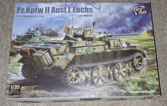 WW2 GERMAN PZ.KPFW II Ausf L Luchs (Late Production), 1:35 Border Model ...
