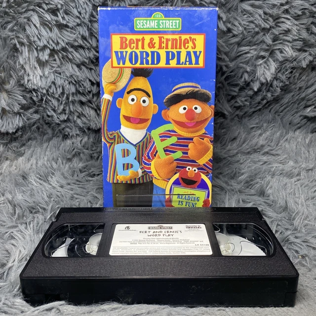 SESAME STREET BERT and Ernies Word Play VHS 2002 Classic Cartoon Movie ...