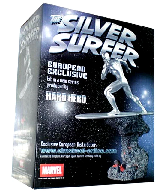 MARVEL SILVER SURFER Statue 25cm By Hard Hero Ltd 750 £141.32 - PicClick UK