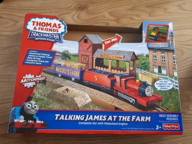 FISHER PRICE - Trackmaster Thomas & Friends - Talking James At The Farm ...