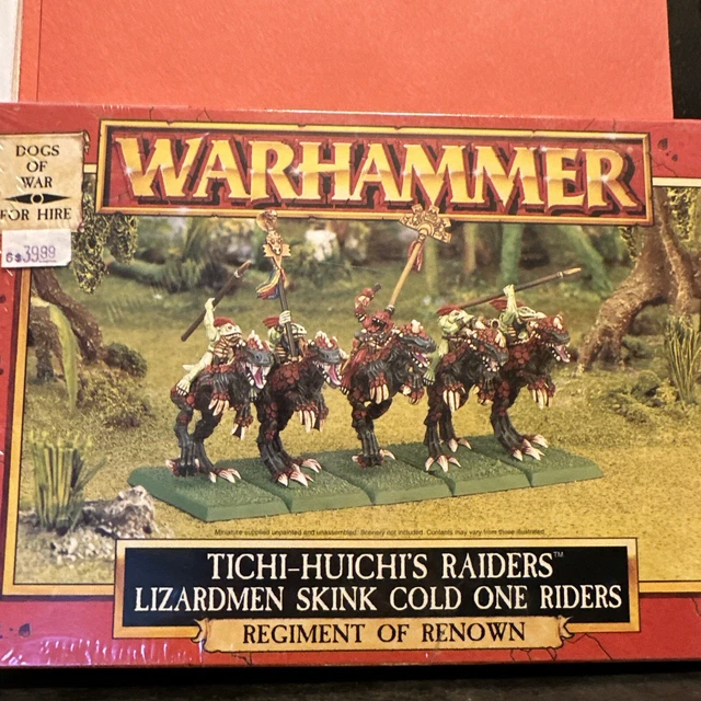 WARHAMMER FANTASY WFB Dogs of War Tichi-Huichi's Raiders Lizardmen ...