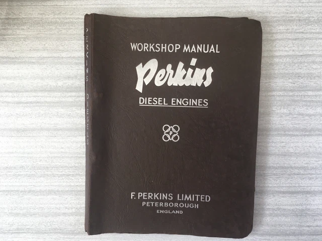 VINTAGE ORIGINAL PERKINS R6 Diesel Engine Workshop Manual March 1955 £ ...