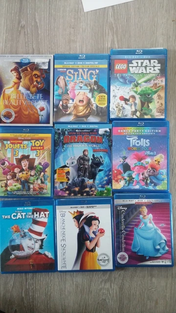 LOT OF 9 great children movie Blu-Ray, animation, Disney $14.73 - PicClick