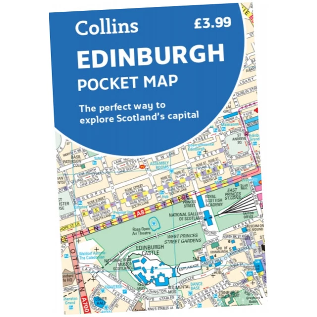 EDINBURGH POCKET MAP - Collins Maps (Sheet map, folded) - The Perfect Way to ... £6.75 - PicClick UK