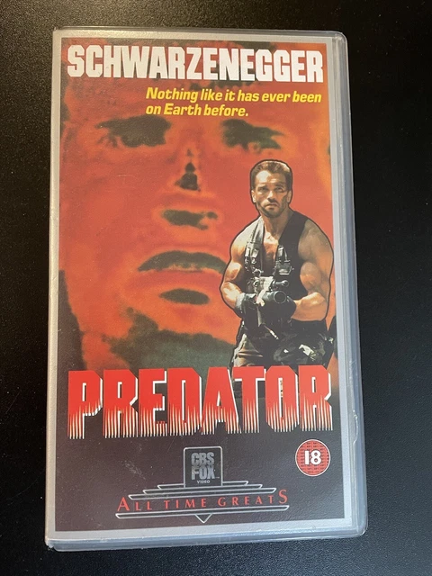PREDATOR (VHS) 1987 Arnold Schwarzenegger, Carl Weathers Cult Movie ...